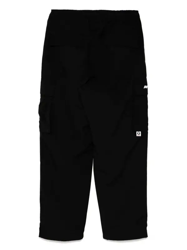 AAPE BY *A BATHING APE Moonface Logo Cargo Trousers