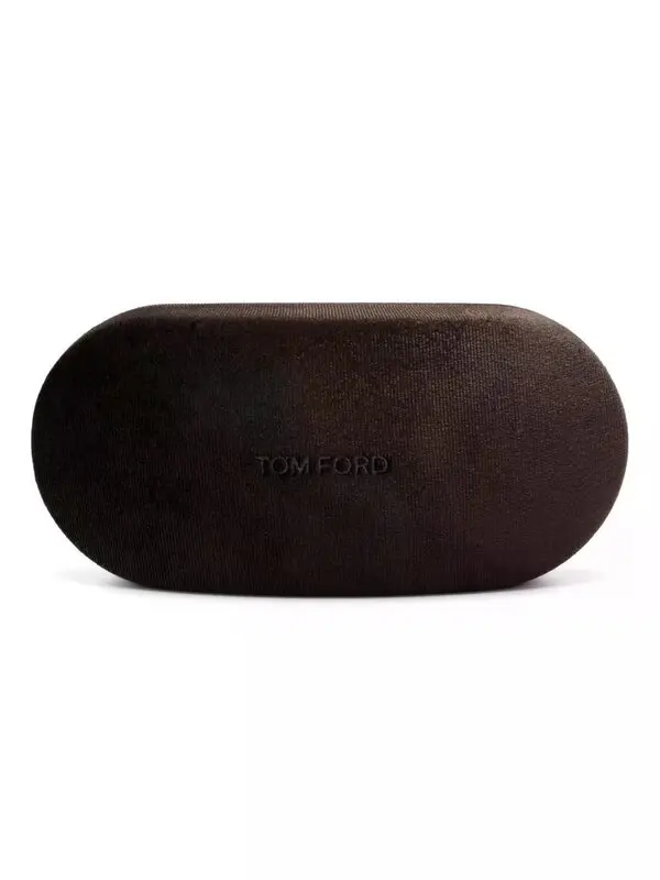 TOM FORD Square Frame Full Rim Eyeglasses - Black