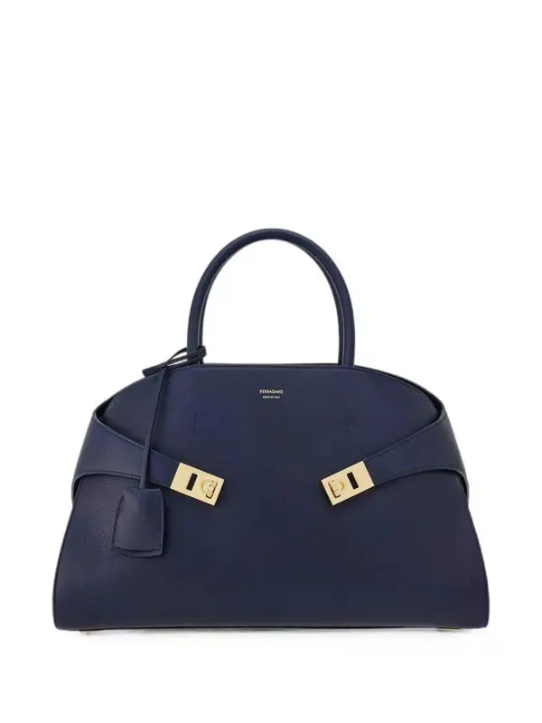 FERRAGAMO Hug Leather Tote Bag