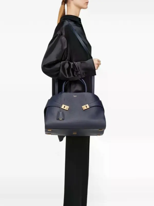 FERRAGAMO Hug Leather Tote Bag