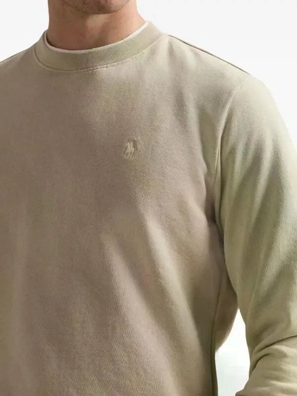 Polo Ralph Lauren Polo Pony-embroidered Sweatshirt - Neutrals