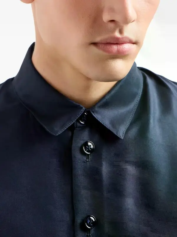 Giorgio Armani Silk Shirt Jacket