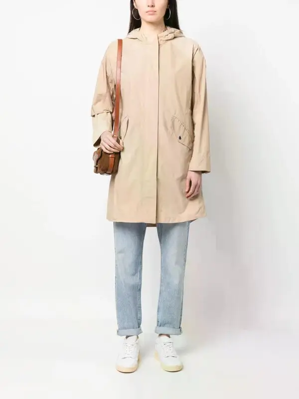 Woolrich Hooded Mid-length Coat