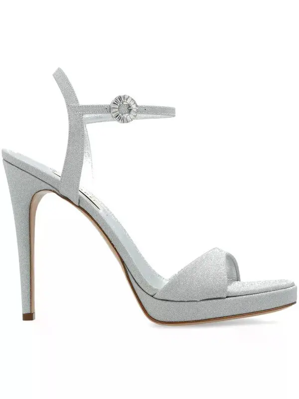 Casadei 130mm Michelle Sandals - Silver