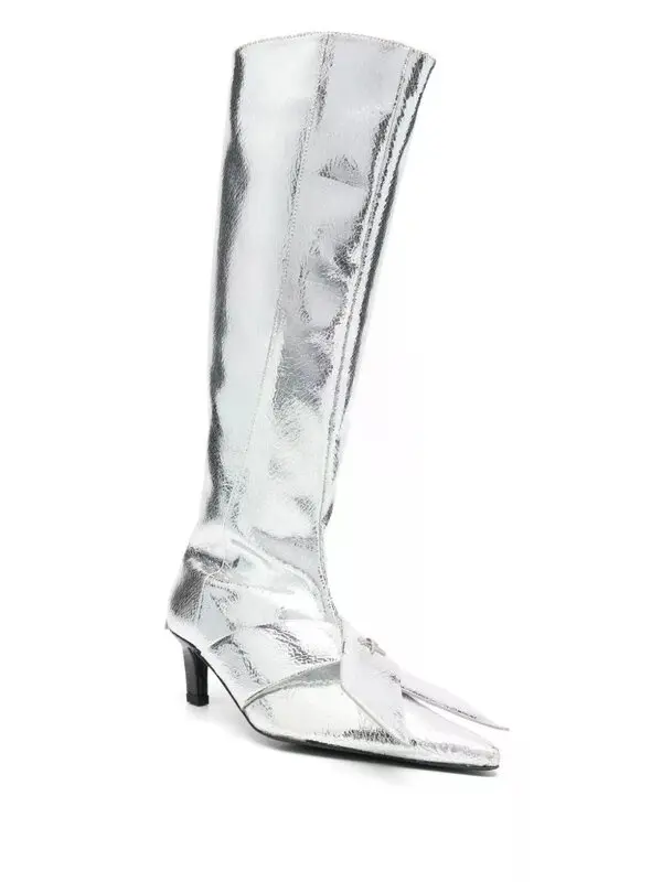GMBH Zina Knee-high Boots - Silver