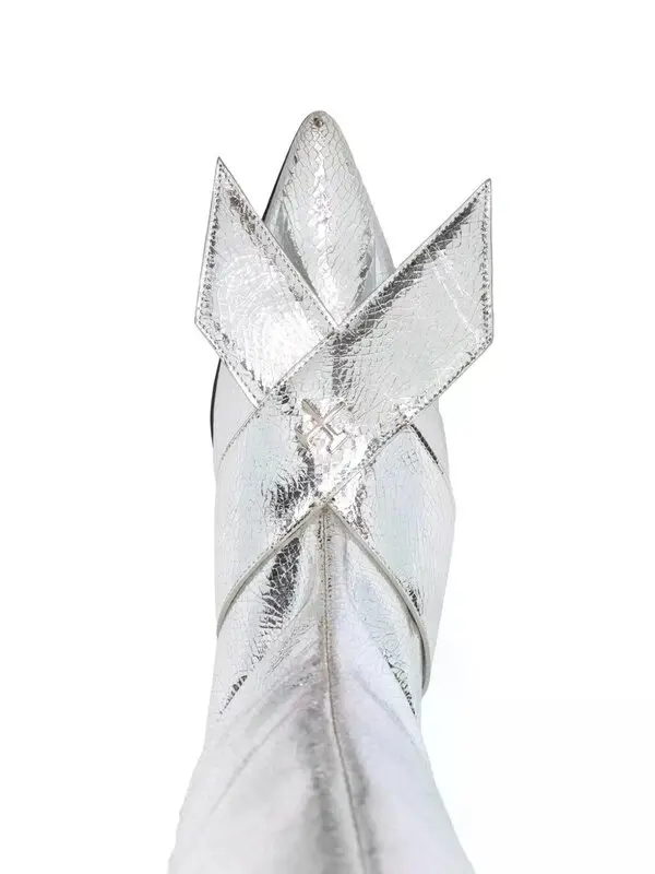 GMBH Zina Knee-high Boots - Silver