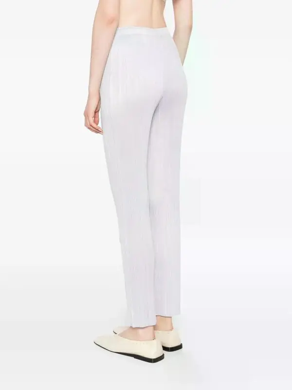 Issey Miyake Slim-fit Pleated Trousers