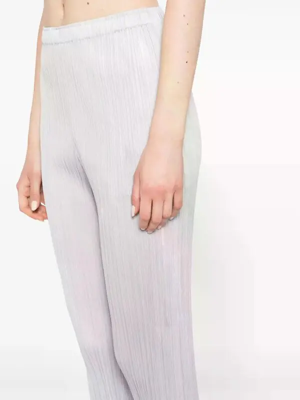 Issey Miyake Slim-fit Pleated Trousers