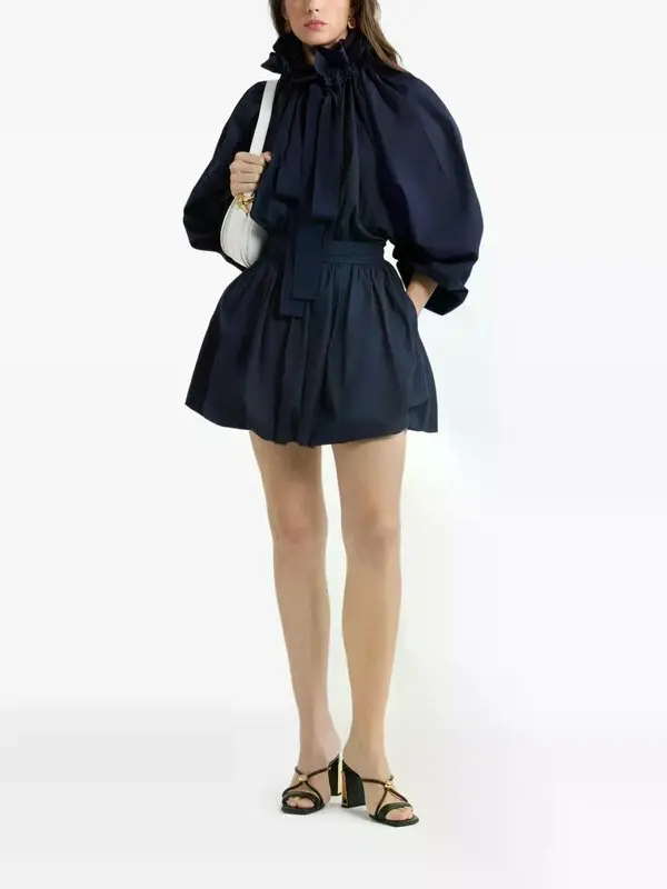 PATOU Bubble Poplin Mini Skirt