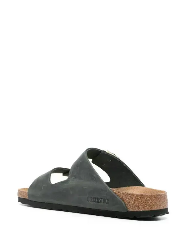 BIRKENSTOCK Arizona Suede Slip-on Sandals - Black