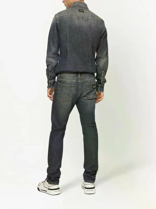 Dolce & Gabbana Button-up Denim Shirt