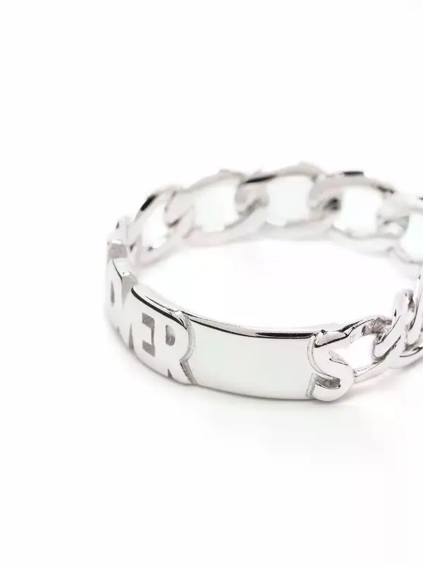 MARIA BLACK Sterling Link Ring With Charm Detail - Silver