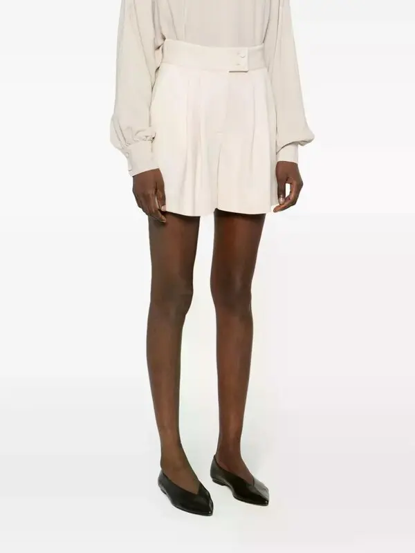 STYLAND Pleated High-waist Tailored Shorts