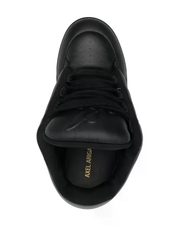 Axel Arigato Area Puff Sneakers In Calf Leather - Black