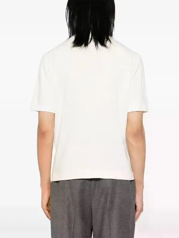 CRUCIANI Knitted T-shirt - Neutrals