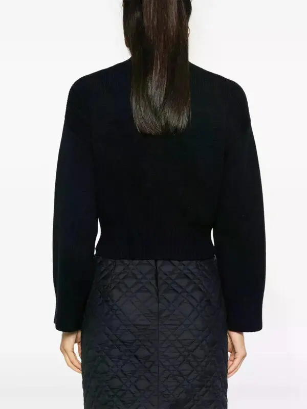 Fabiana Filippi Merino Wool Cropped Sweater
