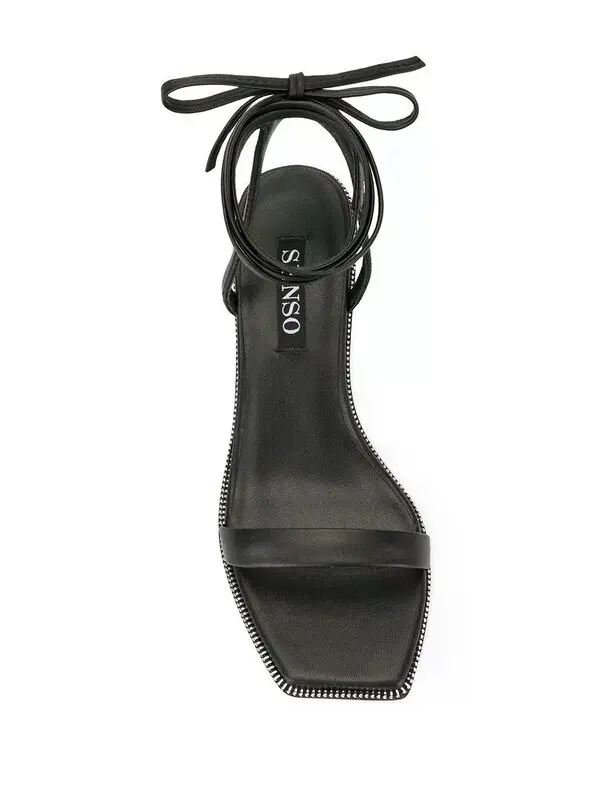 Senso Jessica Tie Fastening Sandals - Black