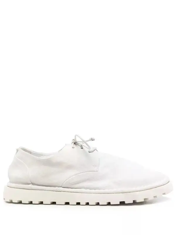 Marsèll Sancrispa Alta Suede Derby Shoes - Neutrals