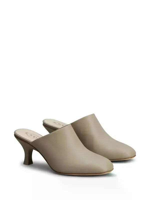 TOD'S 65mm Leather Mules - Neutrals
