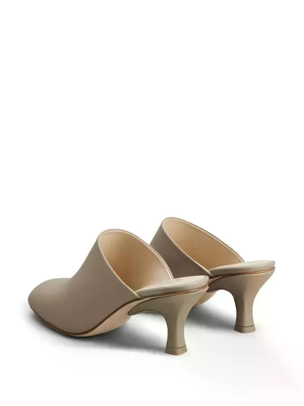 TOD'S 65mm Leather Mules - Neutrals