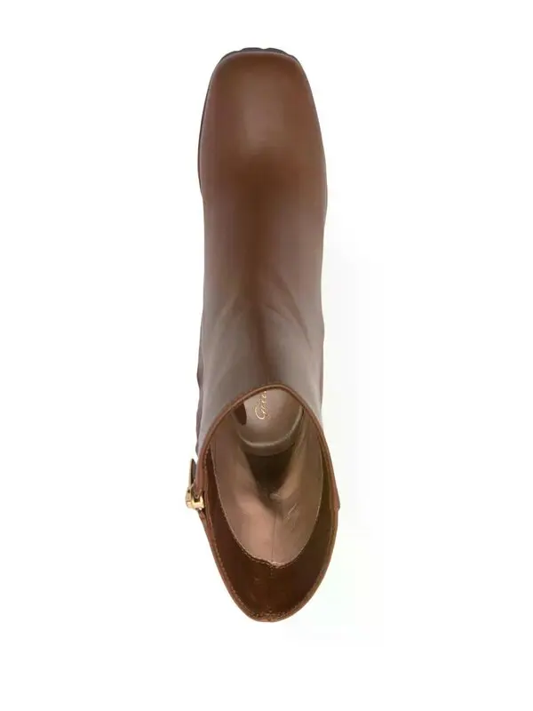 GIANVITO ROSSI 70mm Harlem Boots - Brown