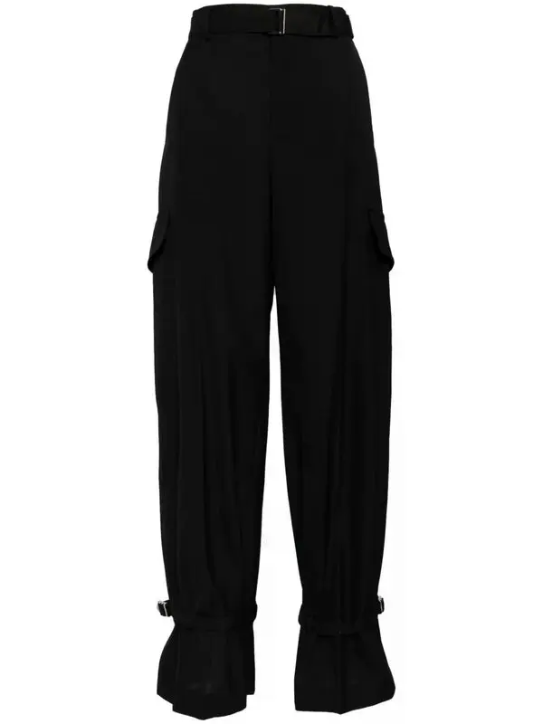 Sacai Belted Tailored Trousers