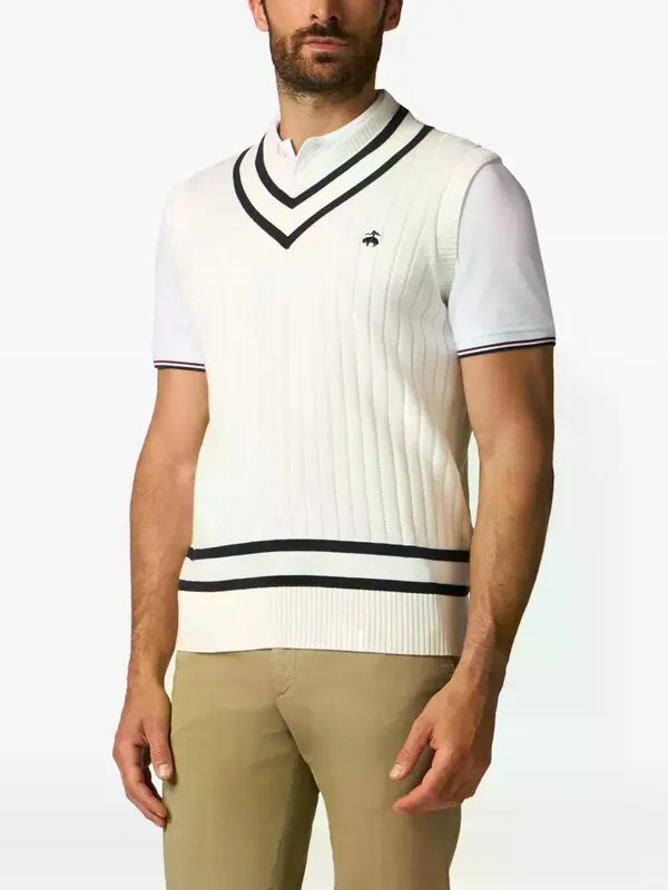 Brooks Brothers Logo-embroidered Vest