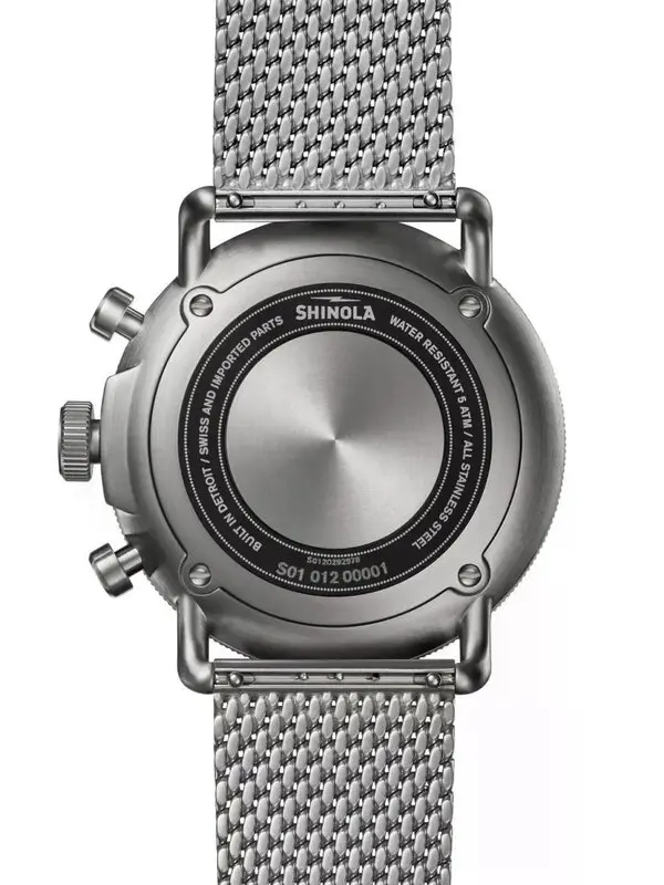 Shinola Canfield Chronograph Stainless Steel Watch - Blue