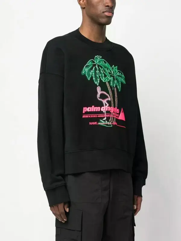 Palm Angels Ski Club Graphic Sweatshirt