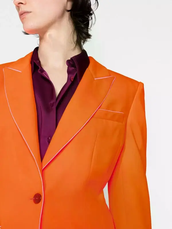 VIVIENNE WESTWOOD Single-breasted Blazer With Notched Lapels