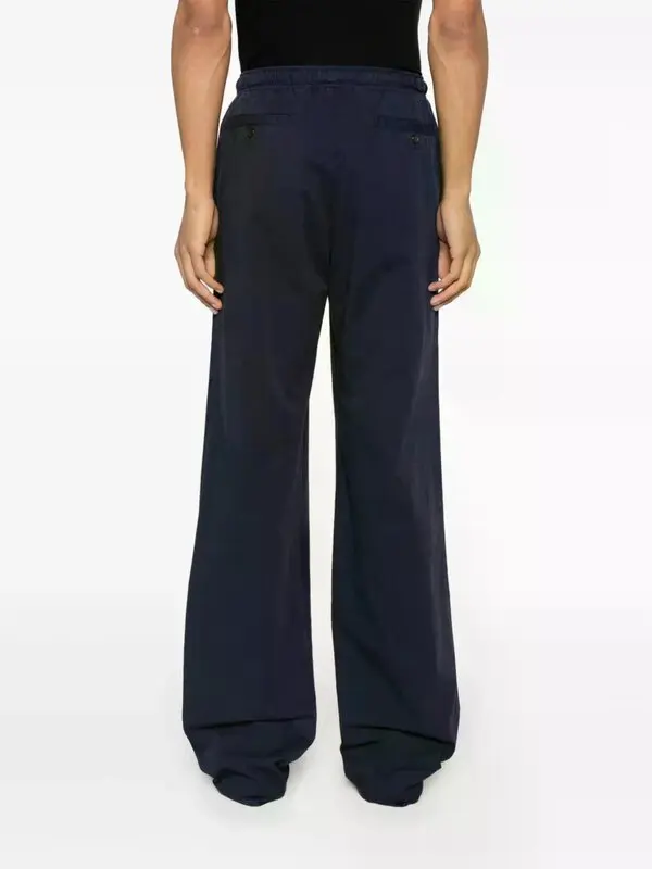 Palm Angels Mid-rise Straight-leg Trousers