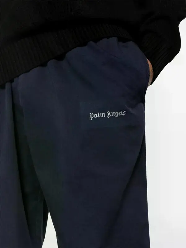 Palm Angels Mid-rise Straight-leg Trousers
