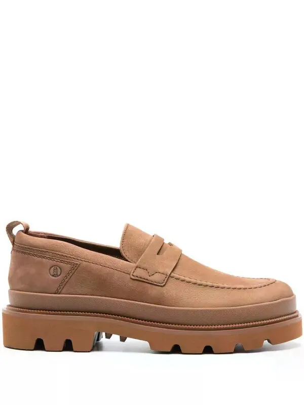 Clarks Badell Step Leather Loafers
