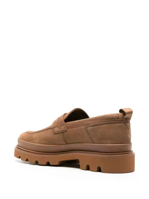 Clarks Badell Step Leather Loafers