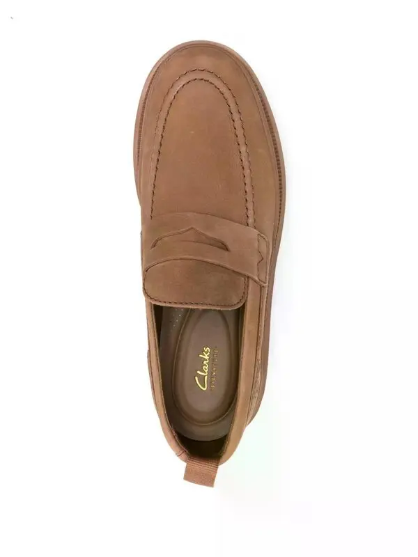 Clarks Badell Step Leather Loafers