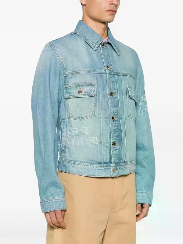 Casablanca Graffiti Denim Jacket