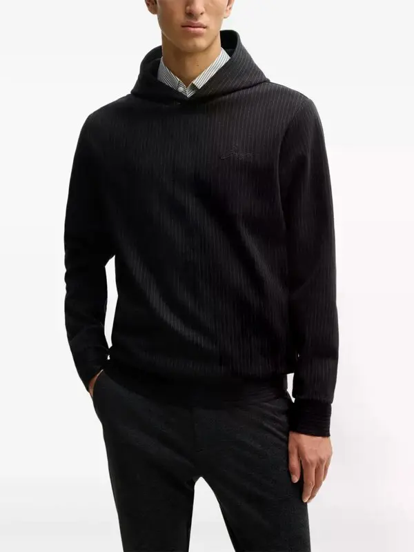 BOSS Pinstriped Hoodie