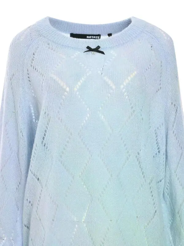 ROTATE BY BIRGER CHRISTENSEN Pointelle Knit Sweater