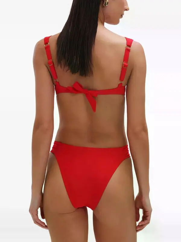 NOIRE SWIMWEAR Ruched Balconette Bikini