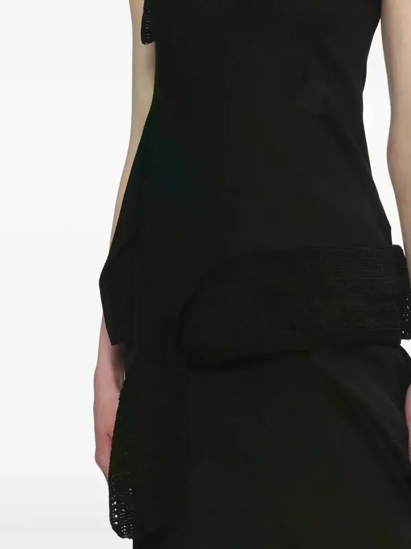 Y’s Square Neck Sleeveless Top With Appliqué Detailing