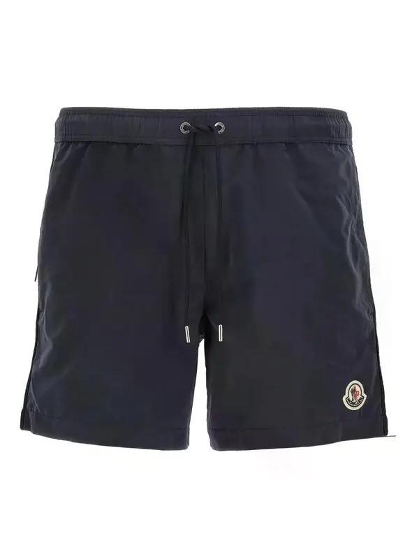 Moncler Crochet Insert Swim Shorts - Blue