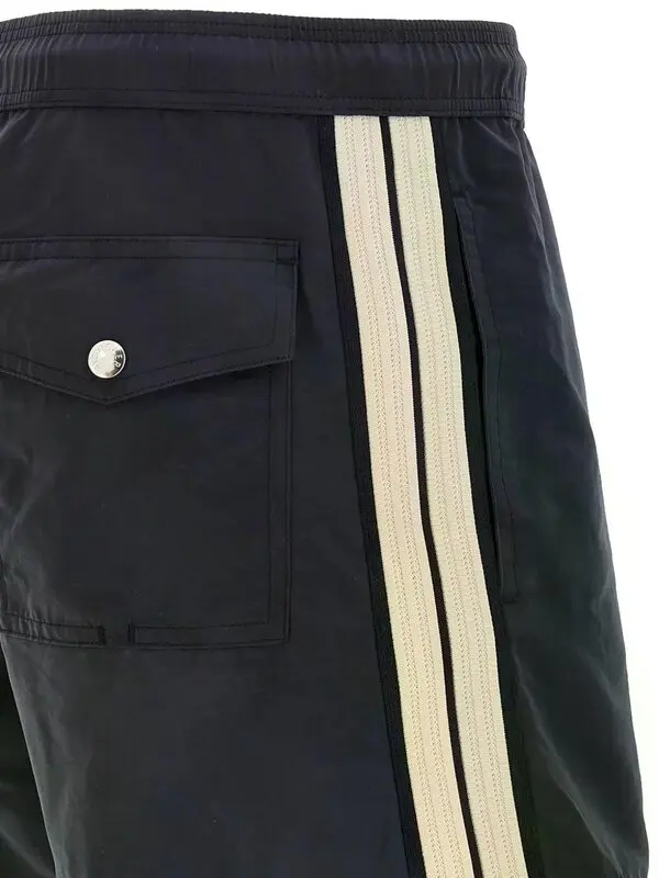Moncler Crochet Insert Swim Shorts - Blue