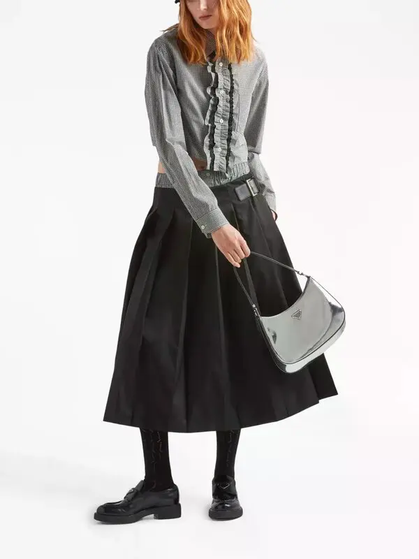 Prada Cleo Shoulder Bag In Brushed Leather