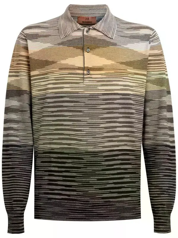 Missoni Slub Wool Polo Shirt