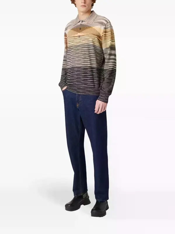 Missoni Slub Wool Polo Shirt