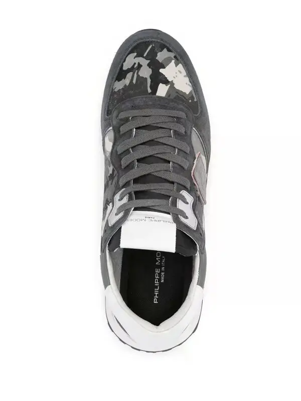 Philippe Model Trpx Haute Camouflage Sneakers - Grey
