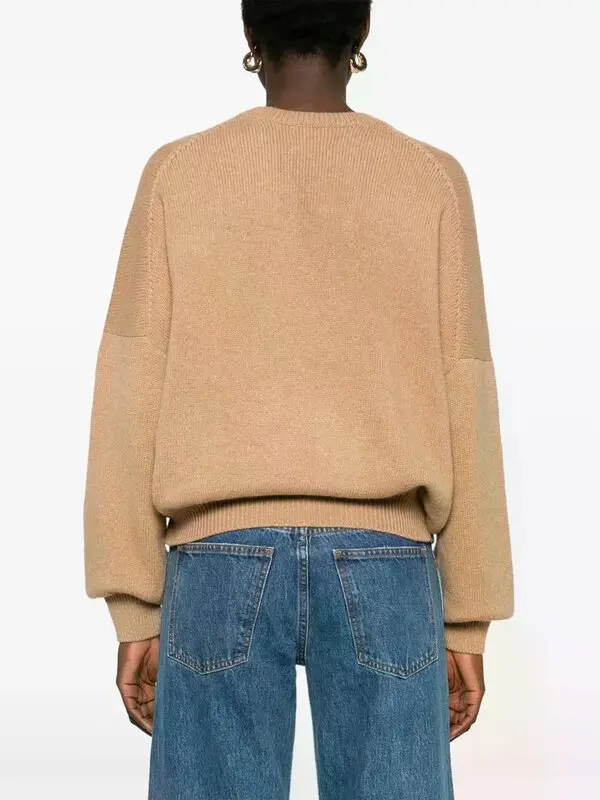 Khaite Margaux Cashmere Sweater - Brown