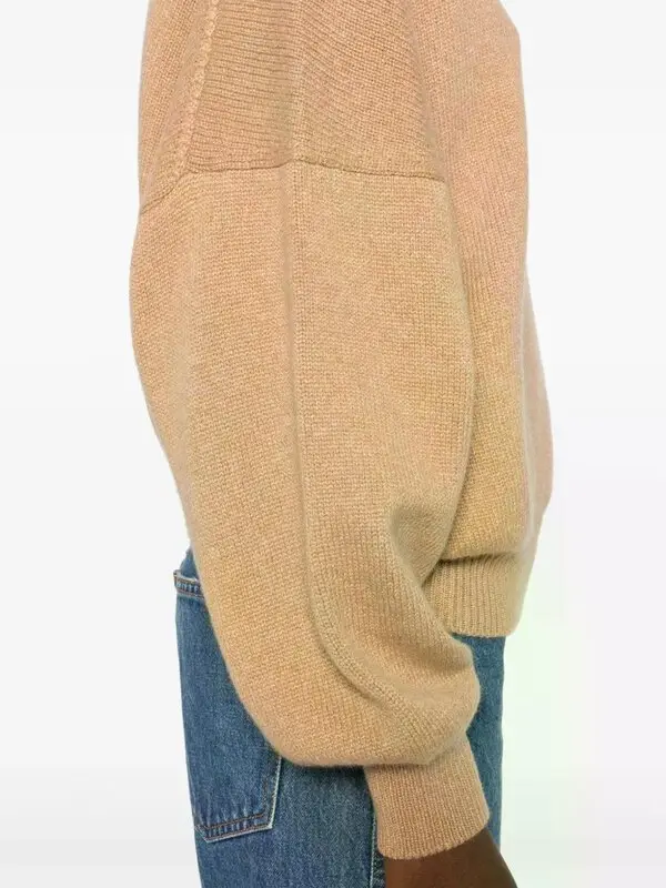 Khaite Margaux Cashmere Sweater - Brown