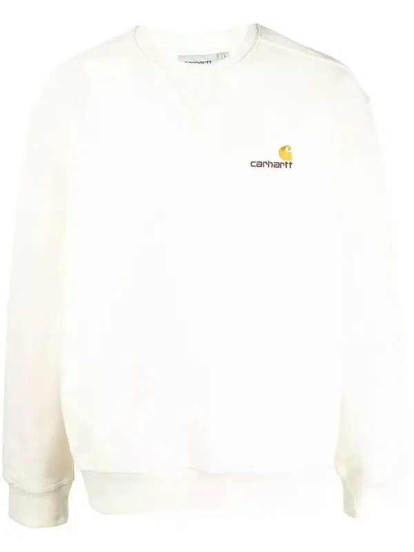Carhartt Work In Progress Embroidered-logo Cotton Sweatshirt
