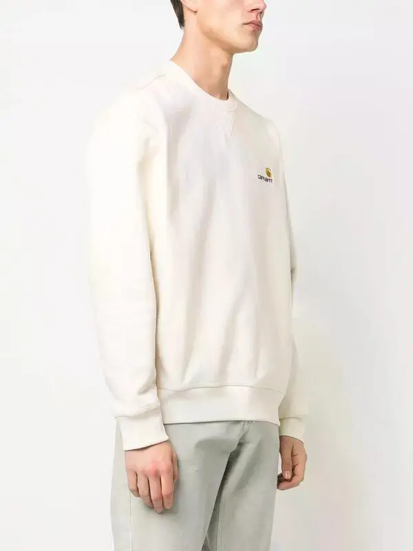 Carhartt Work In Progress Embroidered-logo Cotton Sweatshirt
